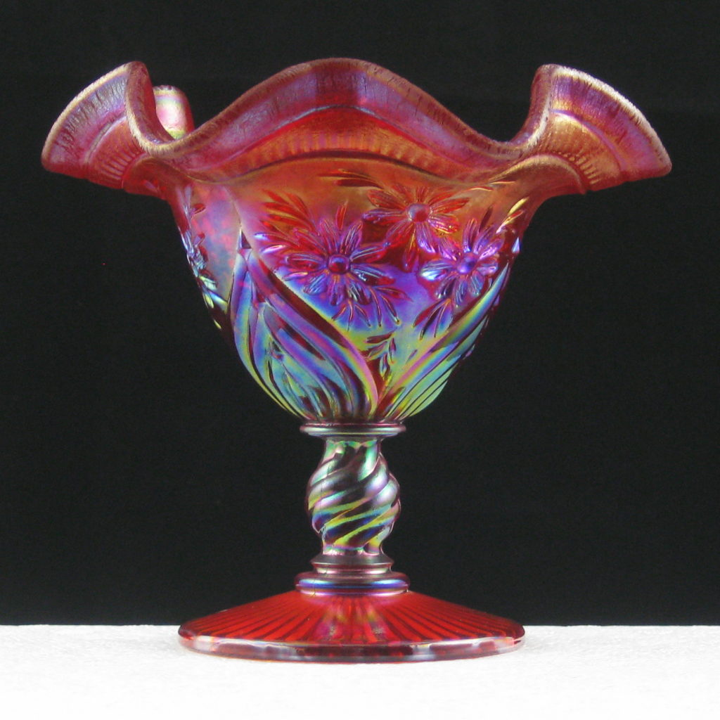 Fenton Red #2926 RN Carnival Glass Nut Dish – Carnival Glass