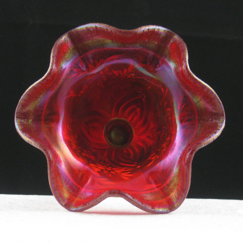 Fenton Red #2926 RN Carnival Glass Nut Dish – Carnival Glass