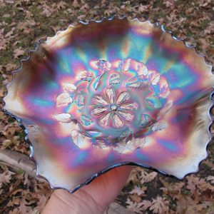 Antique Dugan Beaded Shell Amethyst Carnival Glass Tumbler – Carnival Glass