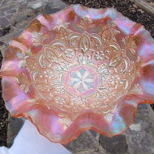 Antique Dugan Beaded Shell Amethyst Carnival Glass Tumbler – Carnival Glass