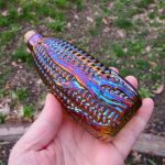 Antique Imperial Smoke Carnival Glass Corn Bottle – Carnival Glass