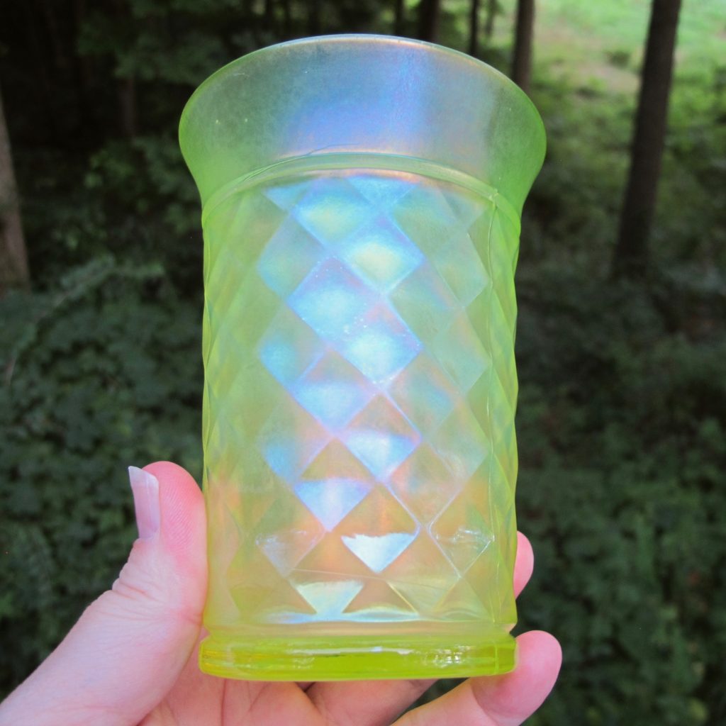 Antique Northwood Grape Arbor Marigold Carnival Glass Tumbler ...