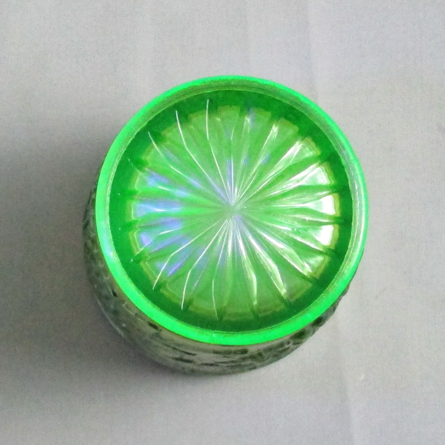 Antique Imperial Vaseline Imperial Grape Carnival Glass Tumbler ...
