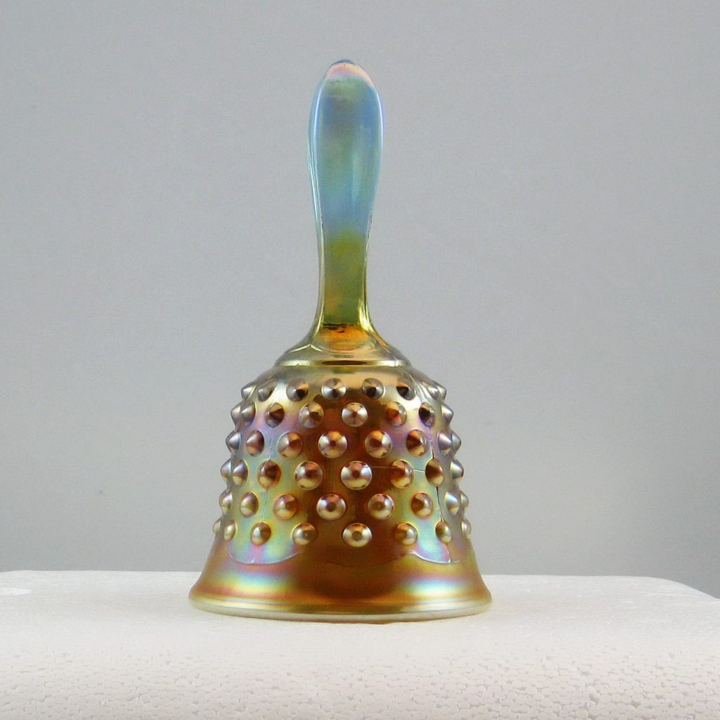 Fenton Aqua Opal Hobnail Carnival Glass Hand Bell – Carnival Glass
