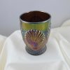 Antique Dugan Beaded Shell Amethyst Carnival Glass Tumbler – Carnival Glass