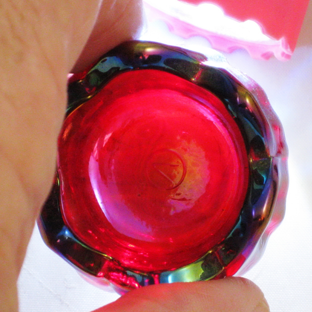 Summit Red Carnival Glass Lotus Individual Salt – Carnival Glass