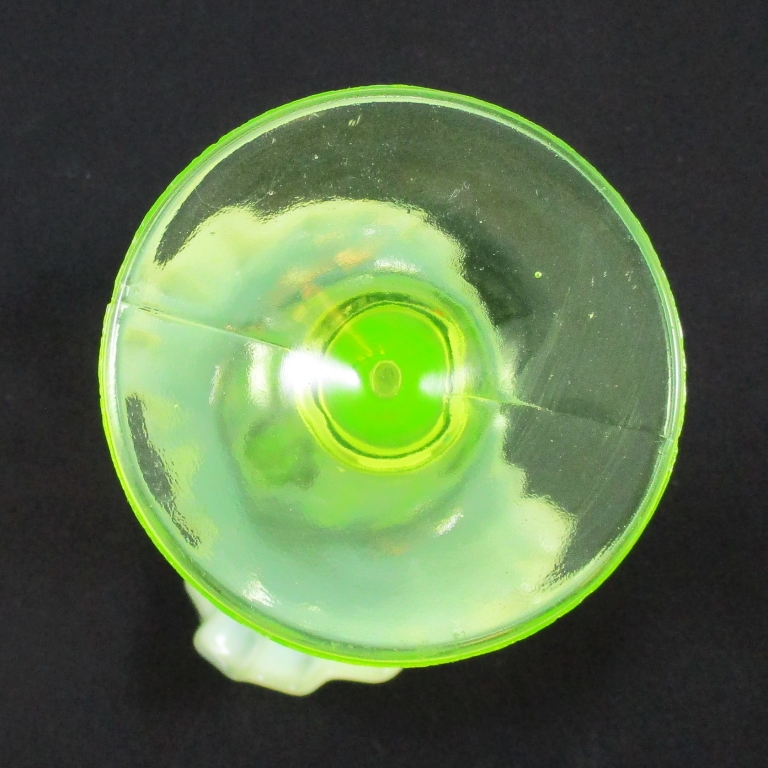 Antique Northwood Vaseline Opalescent Glass Lorna Vase – Carnival Glass