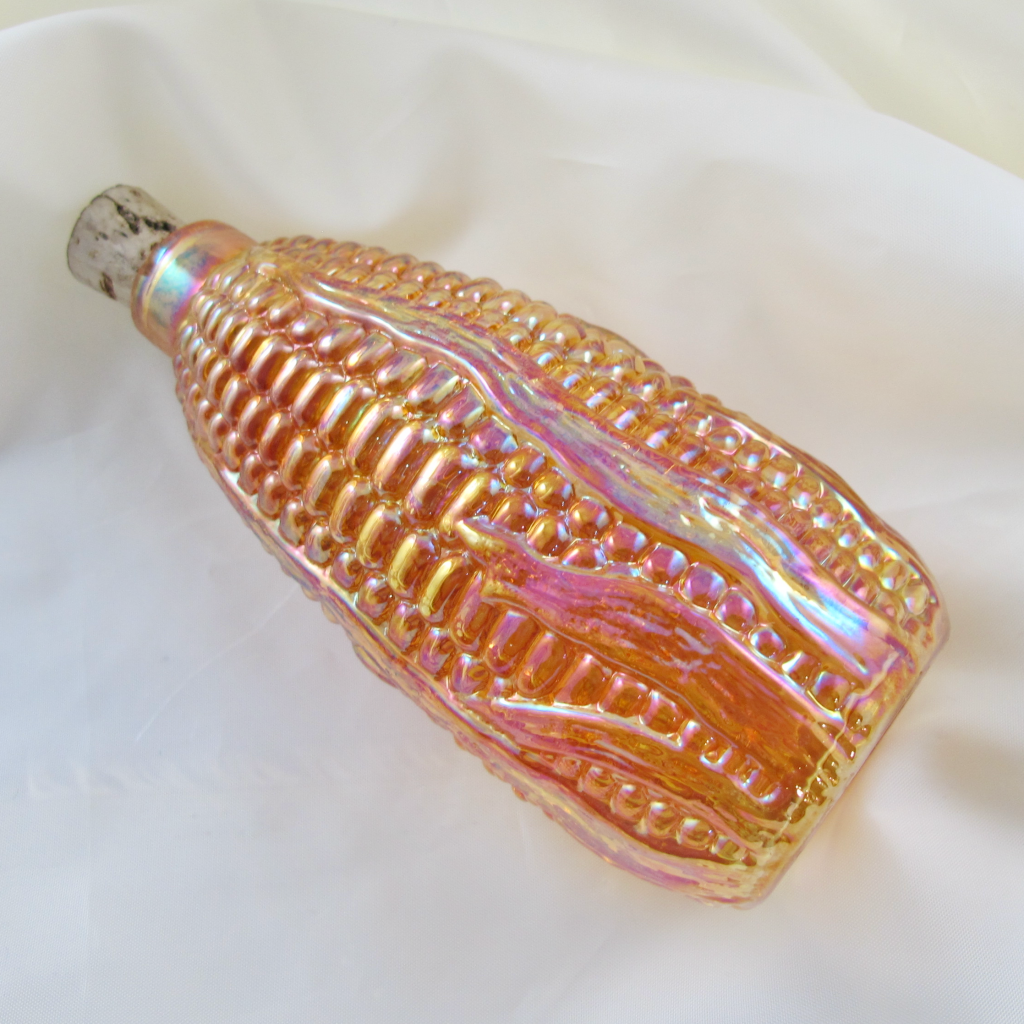 Antique Imperial Marigold Carnival Glass Corn Bottle – Carnival Glass