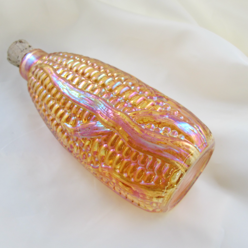 Antique Imperial Marigold Carnival Glass Corn Bottle – Carnival Glass