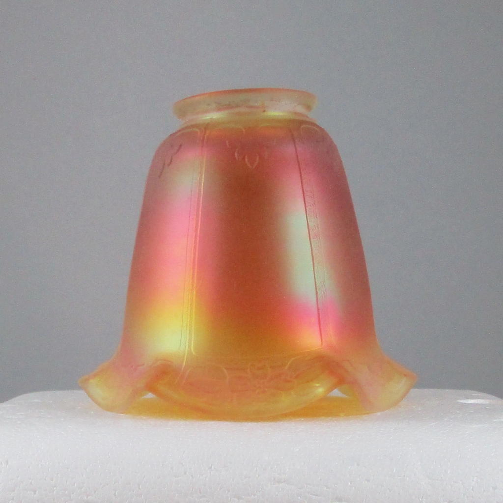Antique Imperial Marigold Primrose Carnival Glass Shade – Carnival Glass