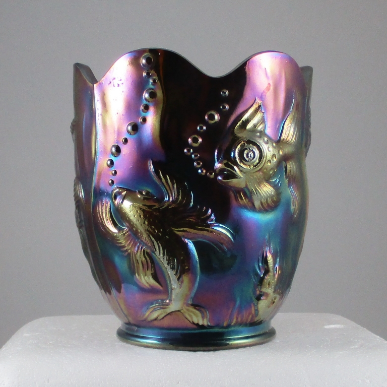 Fenton Amethyst Atlantis Carnival Glass Vase – Carnival Glass