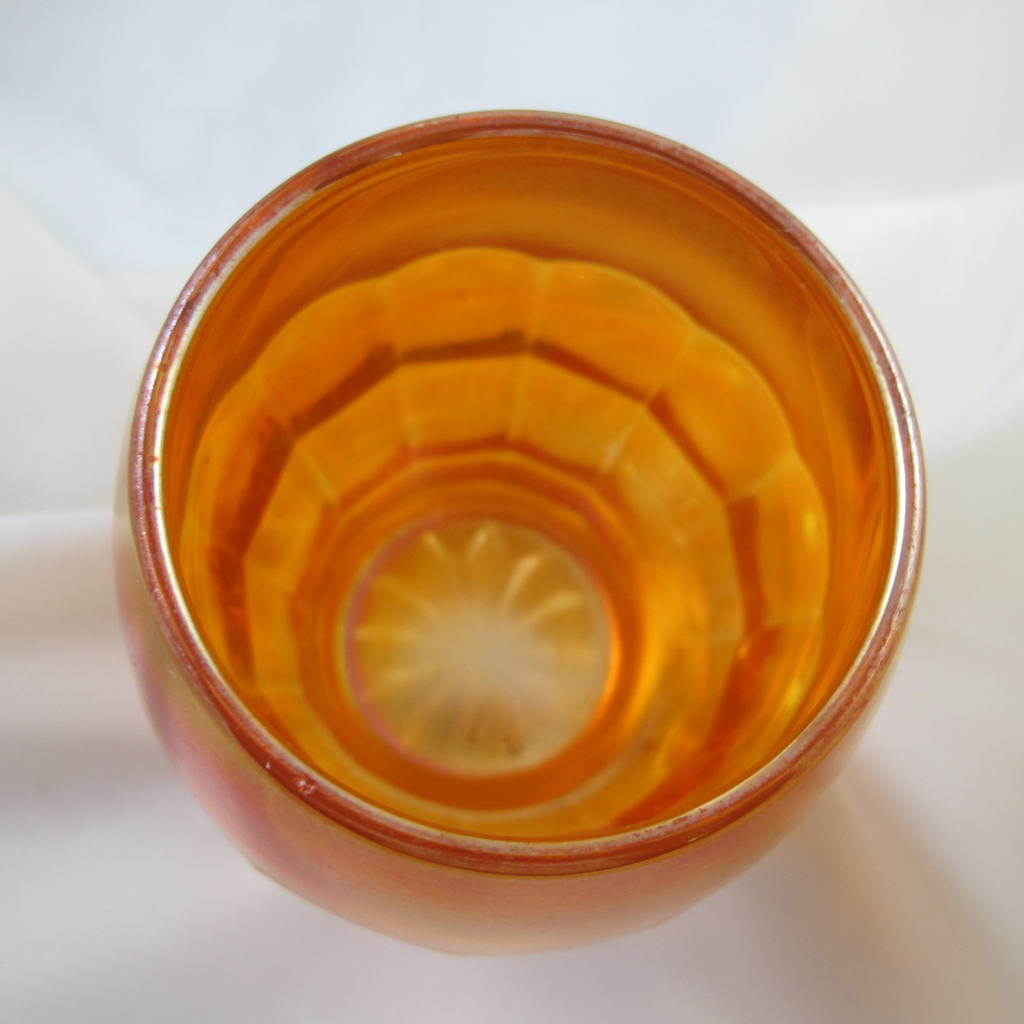 Antique Inwald Marigold Jacobean Ranger Carnival Glass Juice Glass ...