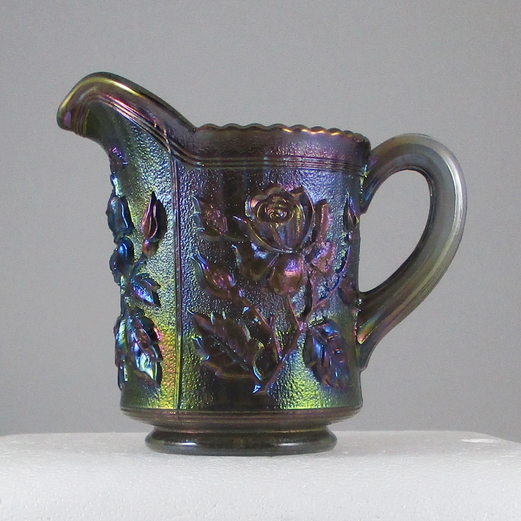 Imperial Smoke Lustre Rose Carnival Glass Creamer – Carnival Glass