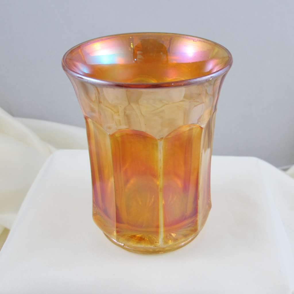 Antique Imperial Flute #3 Marigold Carnival Glass Tumbler – Carnival Glass