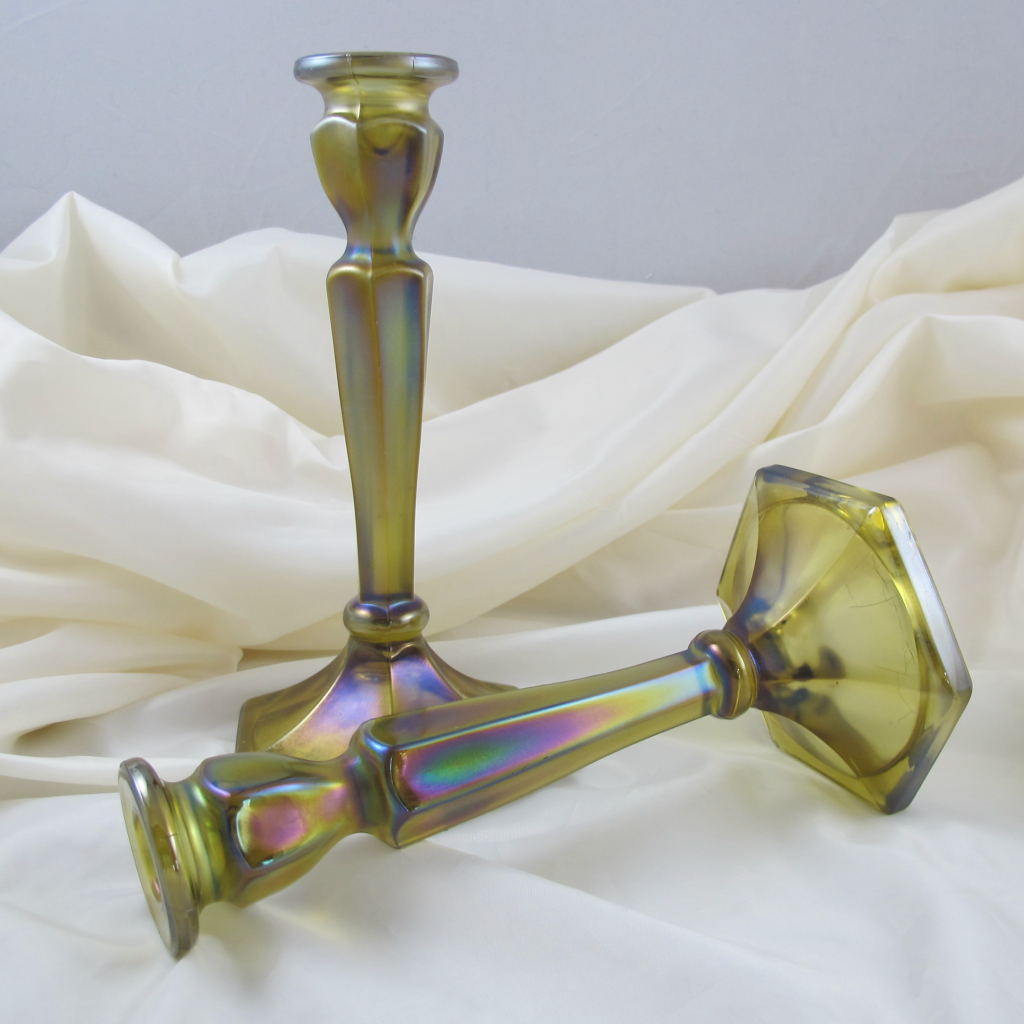 Antique Northwood #695 Colonial Russet Stretch Carnival Glass ...