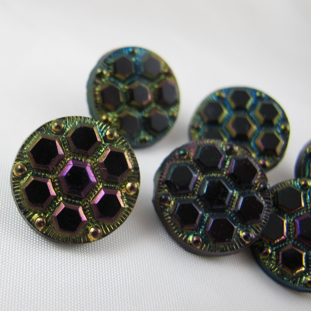 Antique Carnival Glass Buttons – Carnival Glass