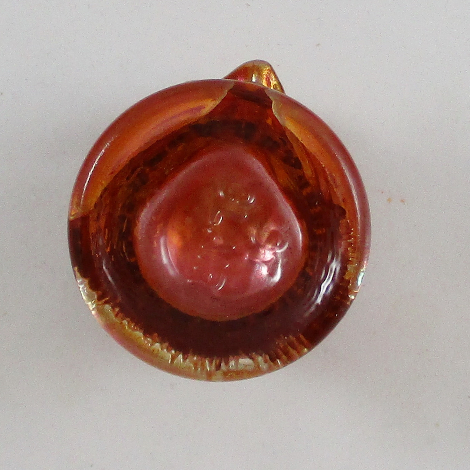 St Clair Marigold Indian Chief Carnival Glass Toothpick Holder ...