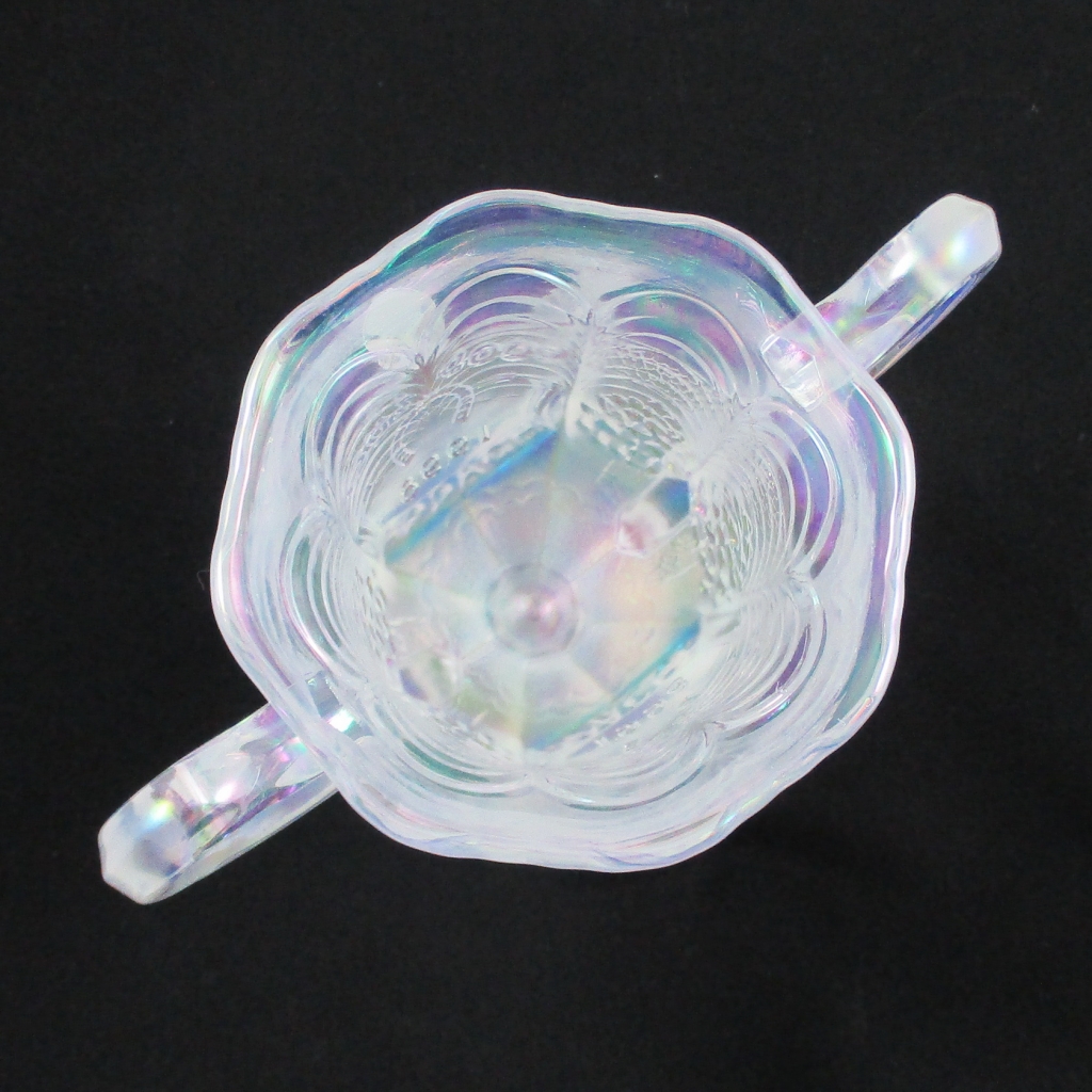 Fenton for HOACGA White Good Luck Carnival Glass Loving Cup – Carnival ...