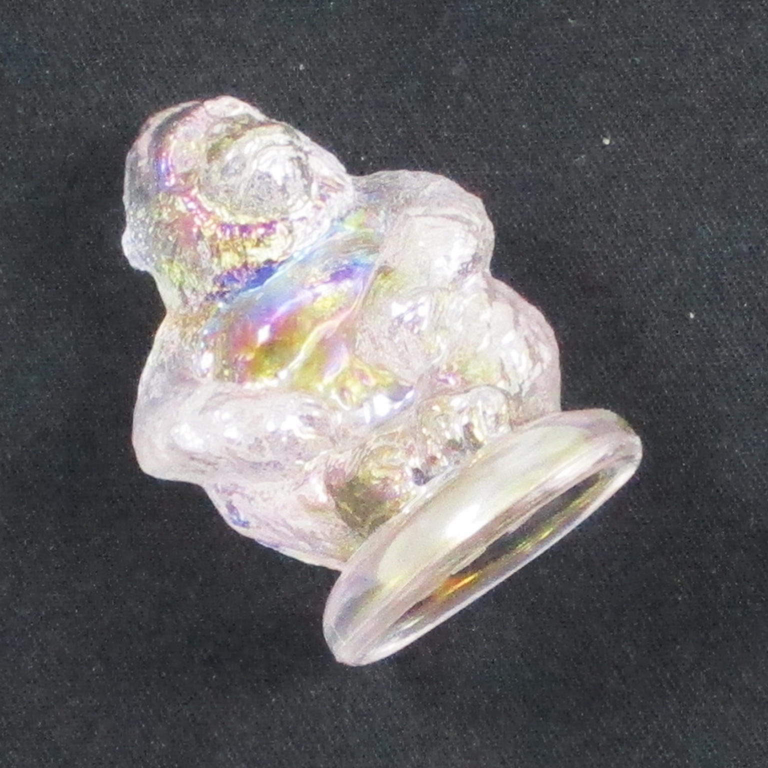 Boyd Ice White Carnival Glass Sonny the Gorilla Figurine / Paperweight ...