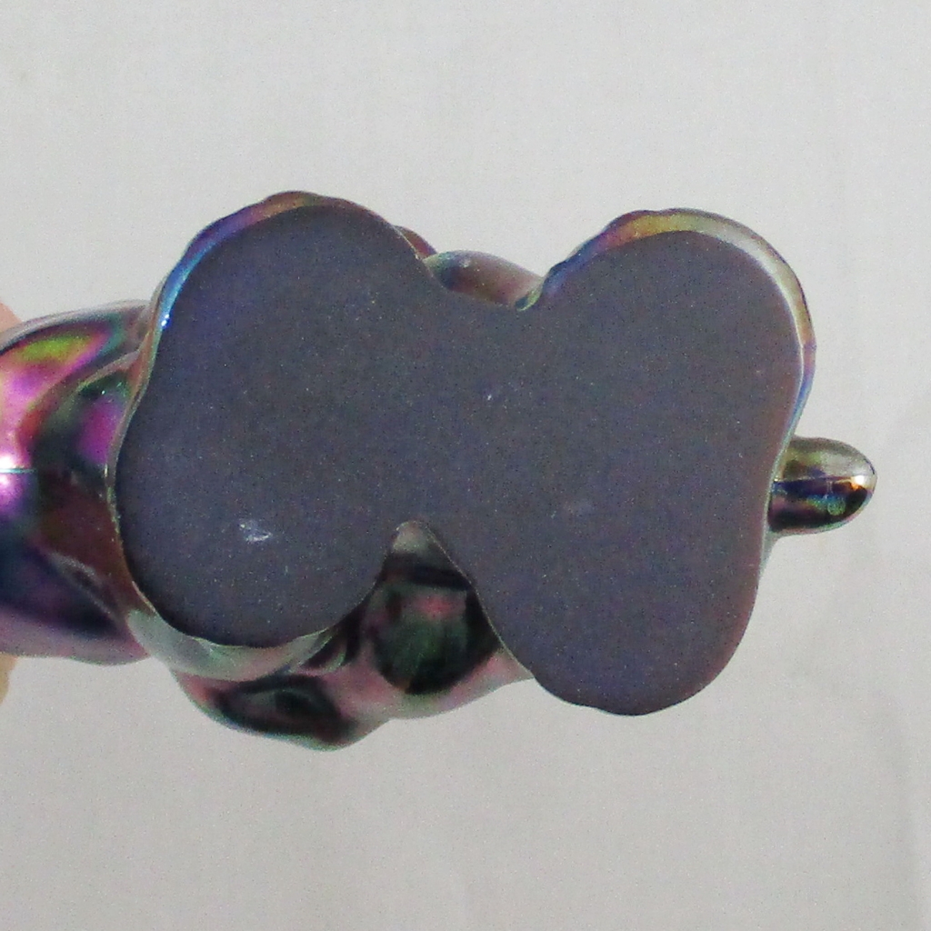 Fenton Blue Carnival Glass Elephant #5158 NK Figurine / Paperweight ...