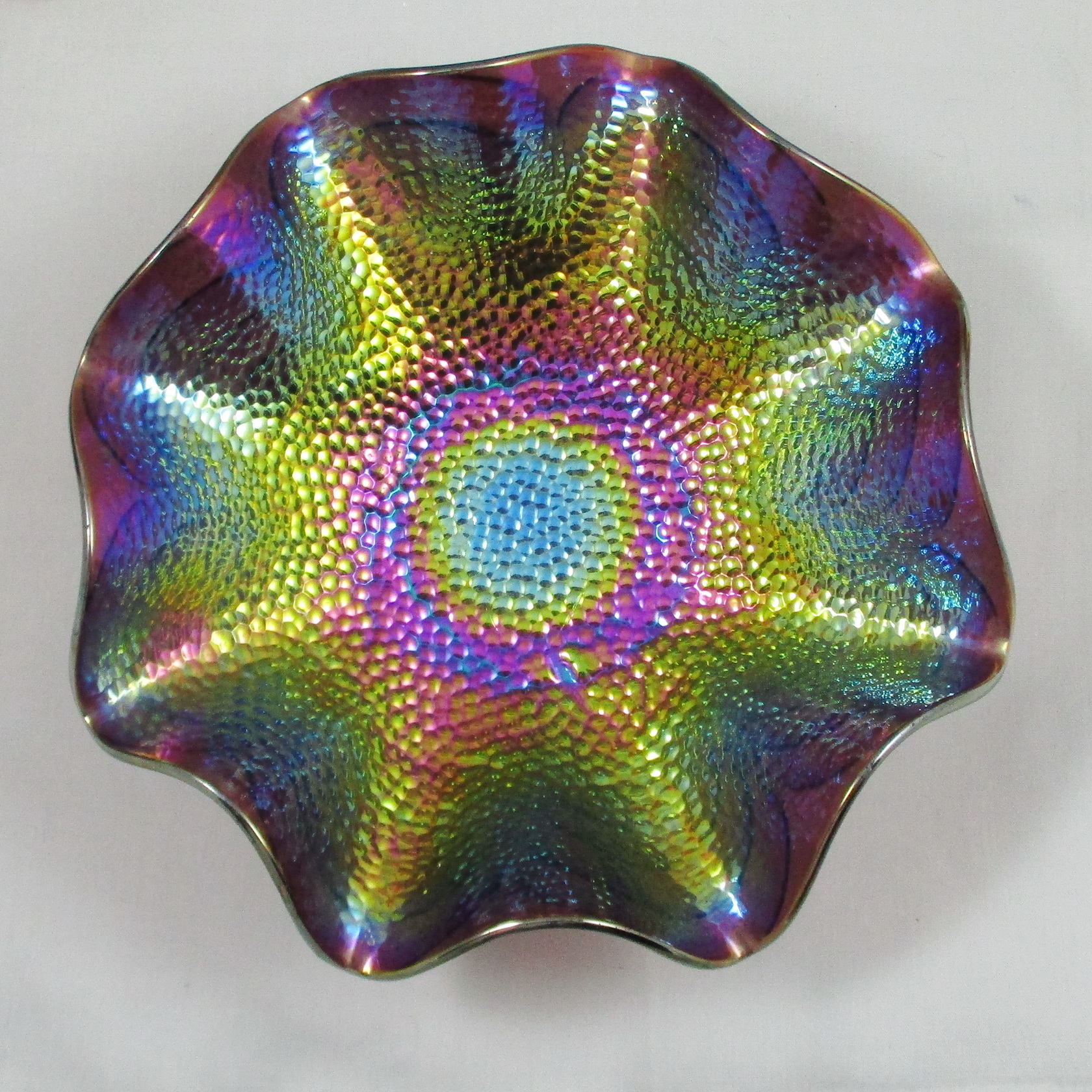 Antique Imperial Purple Cobblestones Carnival Glass Bowl – Carnival Glass