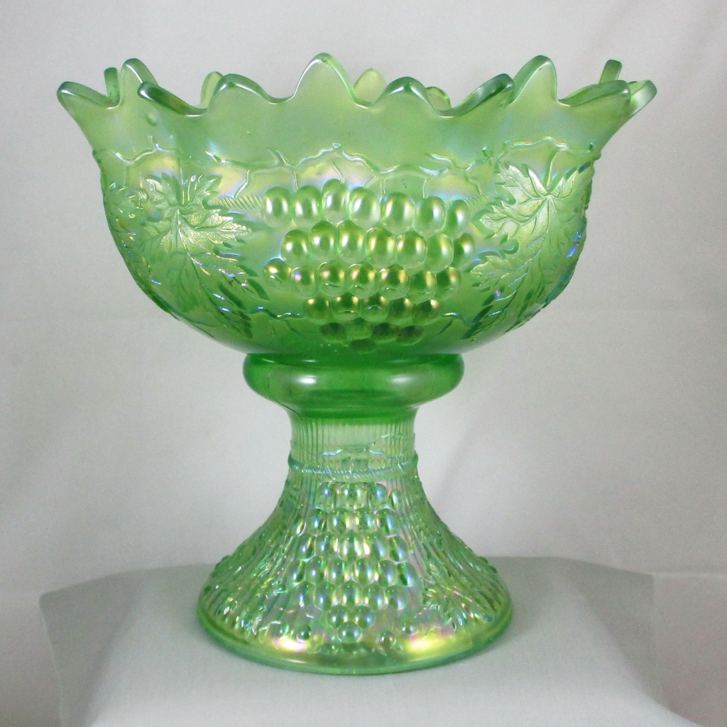 Antique Imperial Green Imperial Grape Carnival Glass Tumbler – Carnival ...