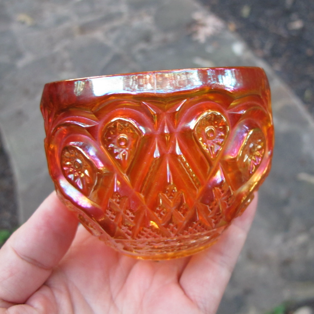 Antique Imperial Royalty Marigold Carnival Glass Punch Cup – Carnival Glass