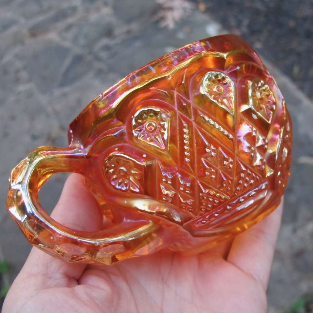 Antique Imperial Royalty Marigold Carnival Glass Punch Cup – Carnival Glass