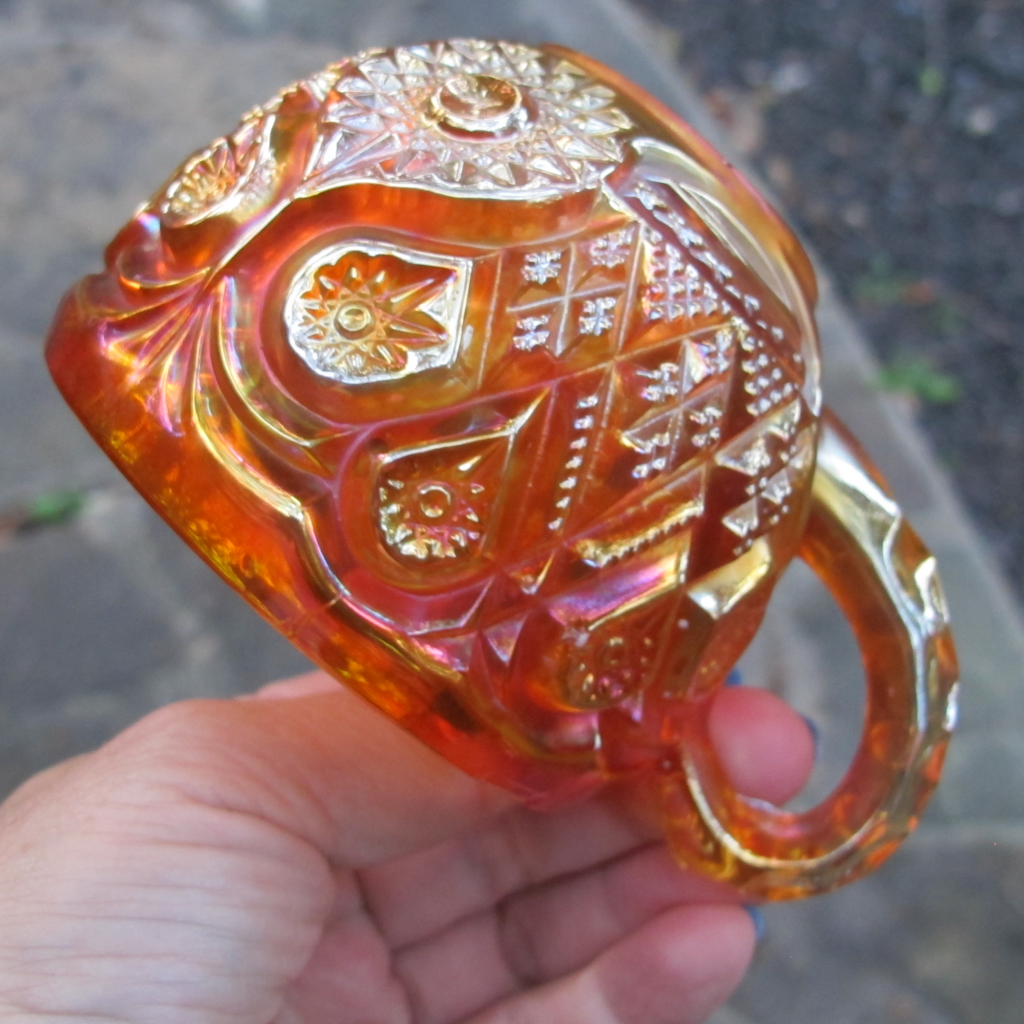 Antique Imperial Royalty Marigold Carnival Glass Punch Cup – Carnival Glass