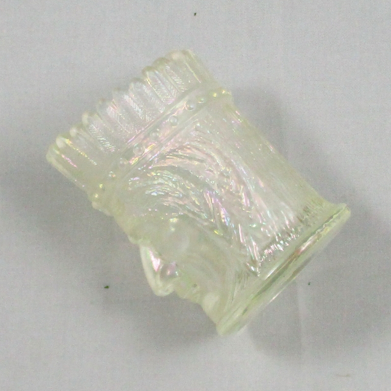 St. Clair Red Indian Head Carnival Glass Toothpick Holder Limited ...