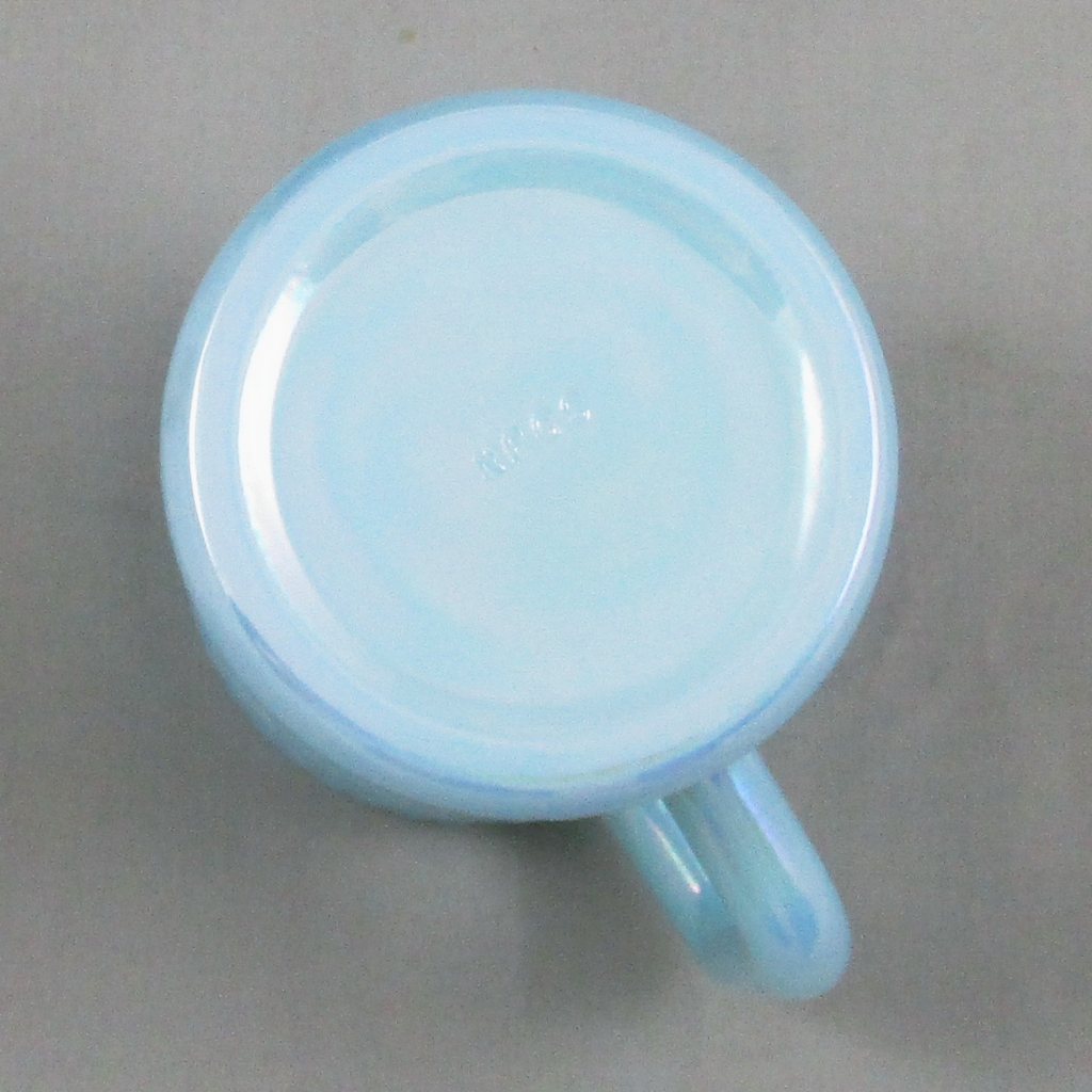 Mosser for NFGS Robins Egg Blue Swan Carnival Glass Mug – Carnival Glass