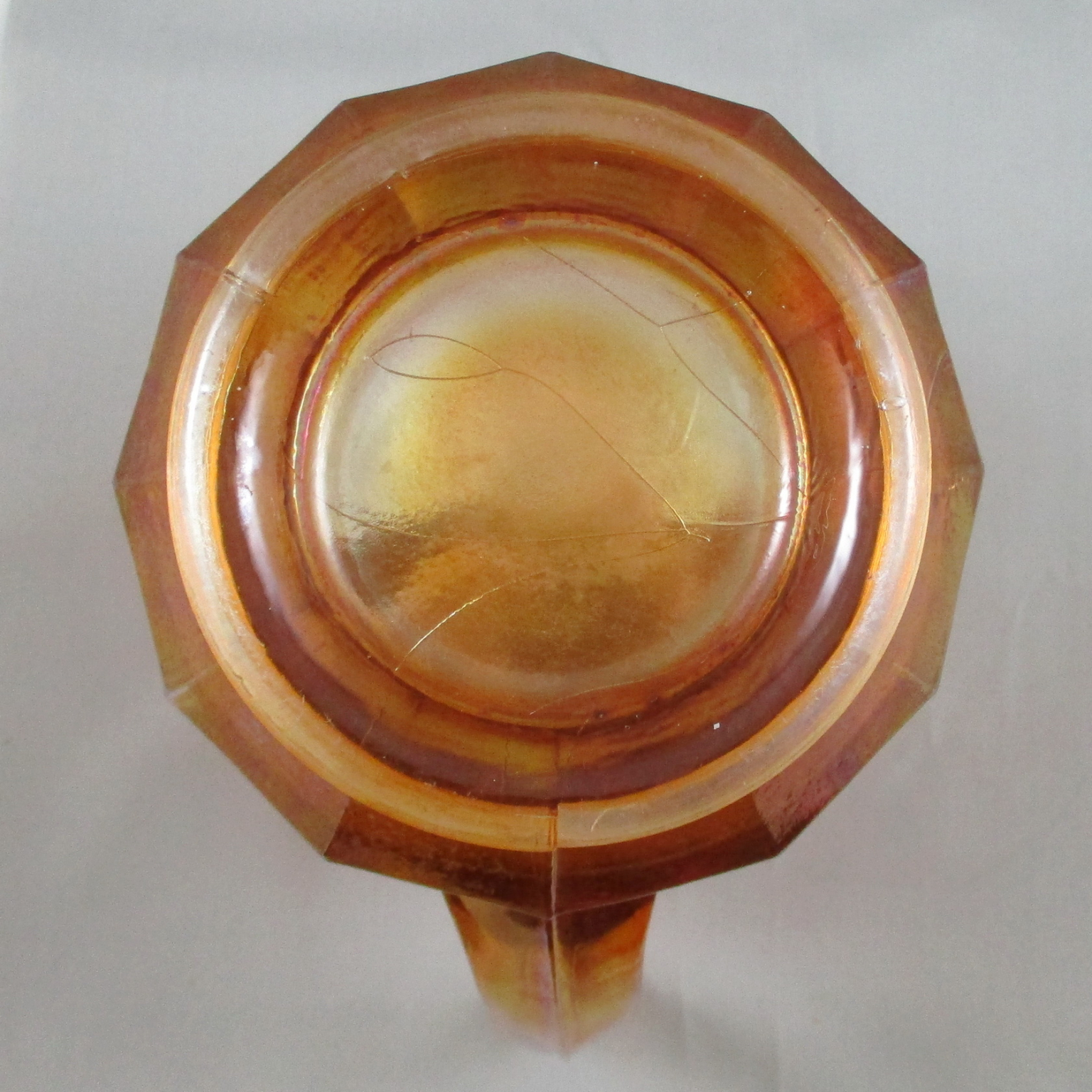 Antique Fenton Marigold Butterfly & Berry Carnival Glass Water Set ...
