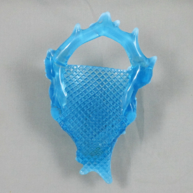 Antique Davidson Blue Opal Royal Scandal Opalescent Glass Wall Pocket ...